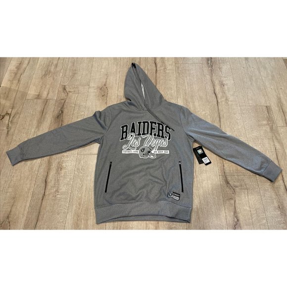 NFL | Sweaters | Las Vegas Raiders Nfl Team Apparel Sz Medium Gray Afc ...